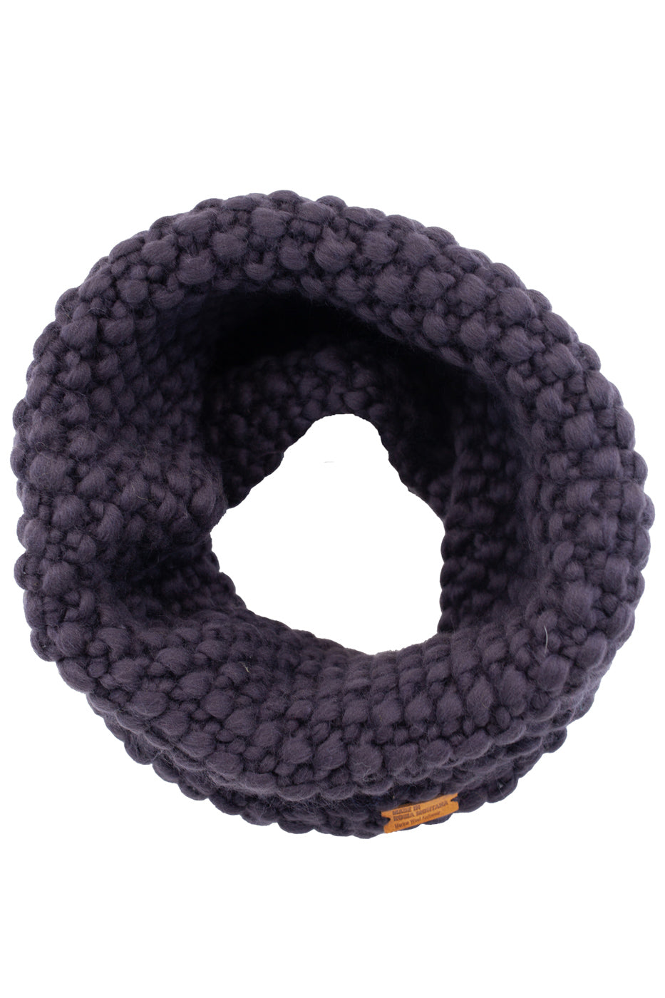 GOOD TIMES Merino Wool Snood - Dark Purple – Made in Rosia Montana